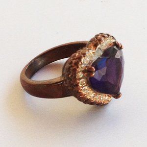 Vintage | Jewelry | Vintage Copper Heart Ring | Poshmark